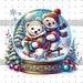 30 PNG, Christmas Polar Bear Clipart Bundle, Polar Bear Clip Art, Cute ...