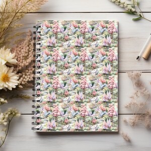 90 Seamless Spring Garden Digital Paper, Spring Garden Seamless Pattern ...