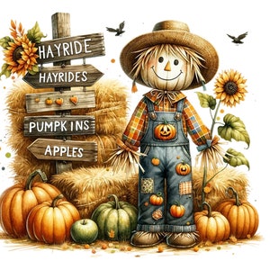 11 PNG, Hello Pumpkin Clipart, Pumpkins Clipart, Scarecrow Images ...