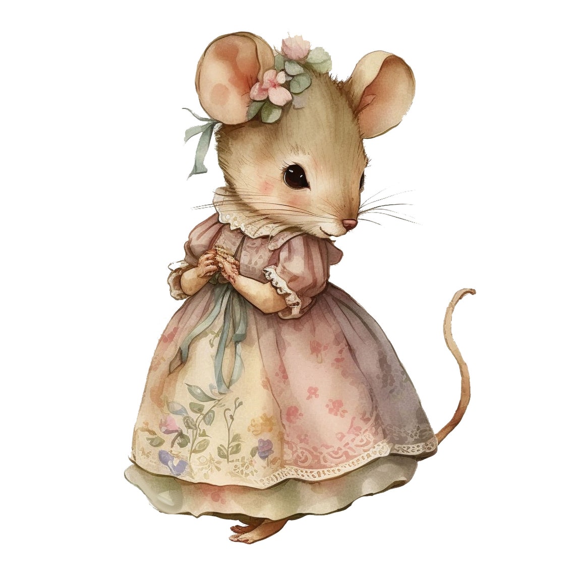 10 Mouse PNG Clipart Victorian Mouse Png Mouse Clipart - Etsy UK