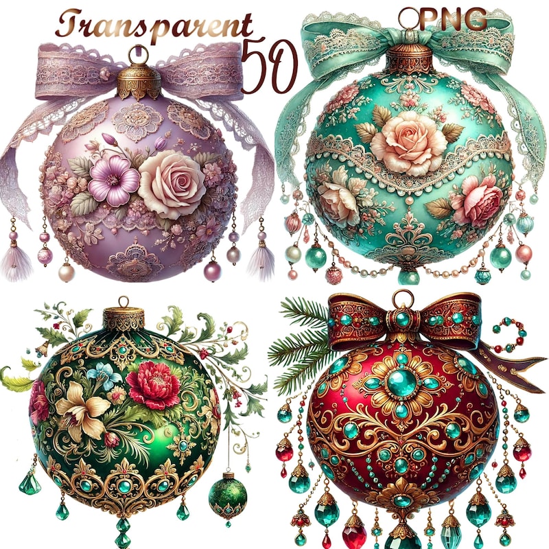 Retro Ornate Clipart - Etsy