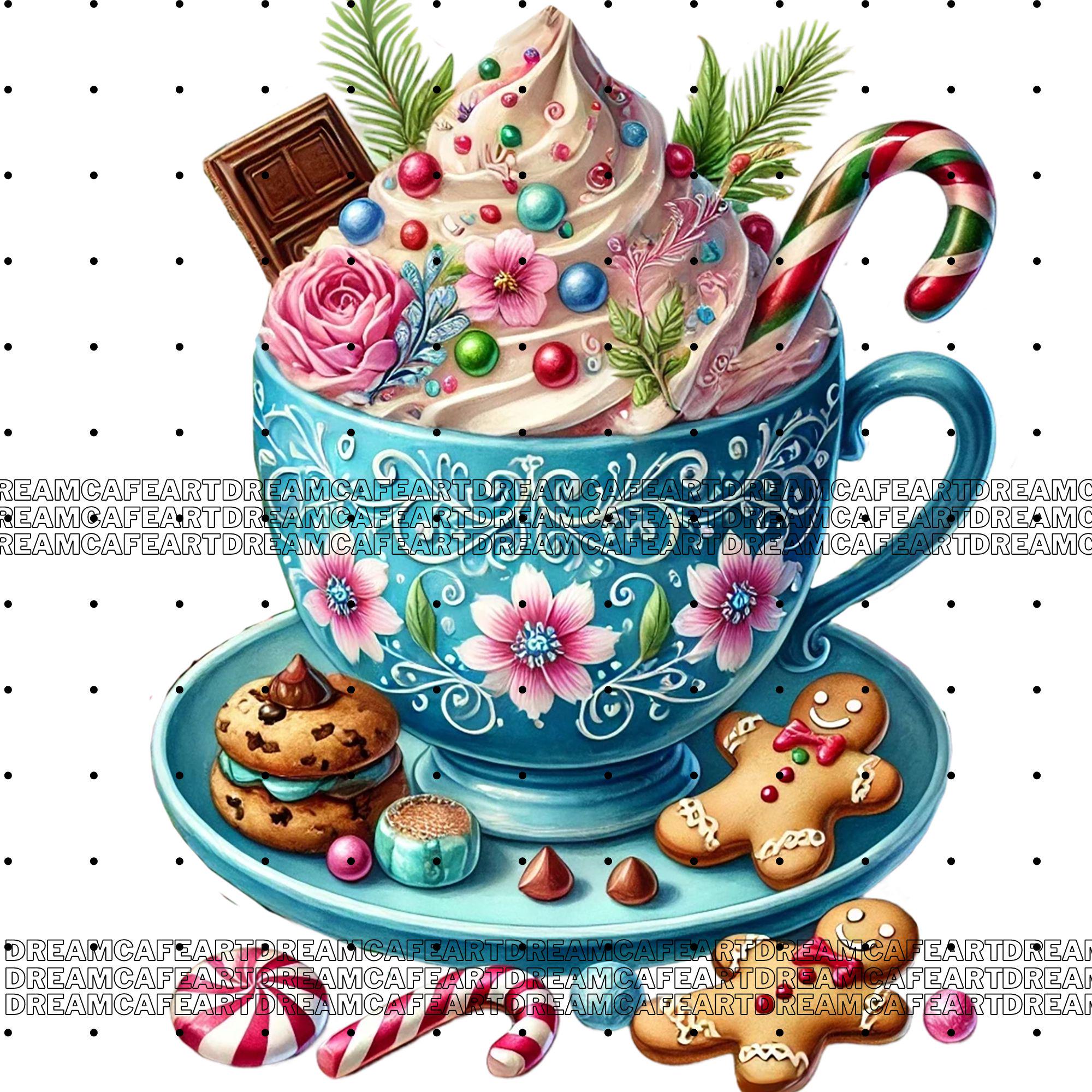 32 PNG Set 2 Winter Hot Cocoa Clipart, Cozy Hot Chocolate Graphics ...