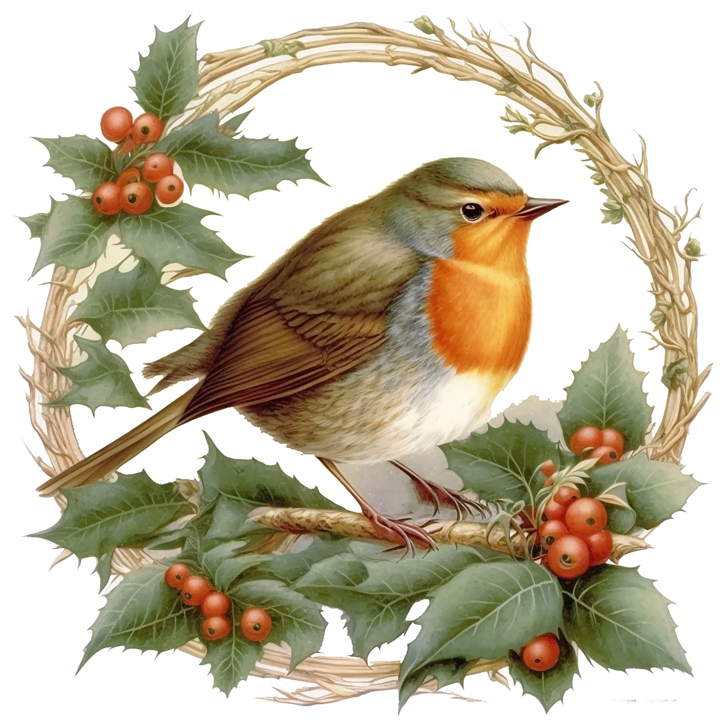 10 Robin Clipart Christmas Robin Clipart Red Robin Clipart - Etsy UK