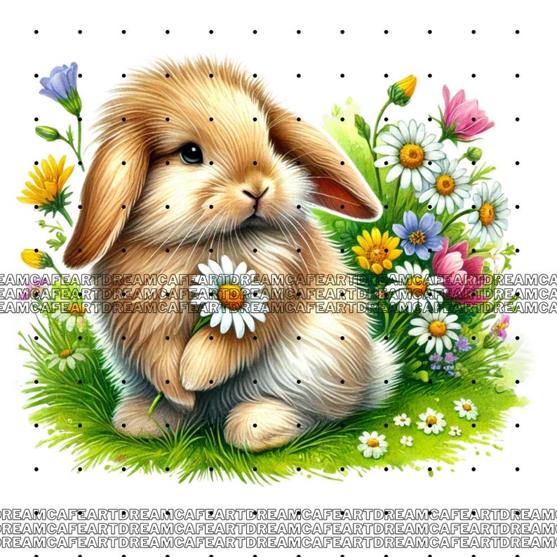 40 PNG Rabbit Clipart Bundle, Bunnies Illustrations Graphics Designs ...
