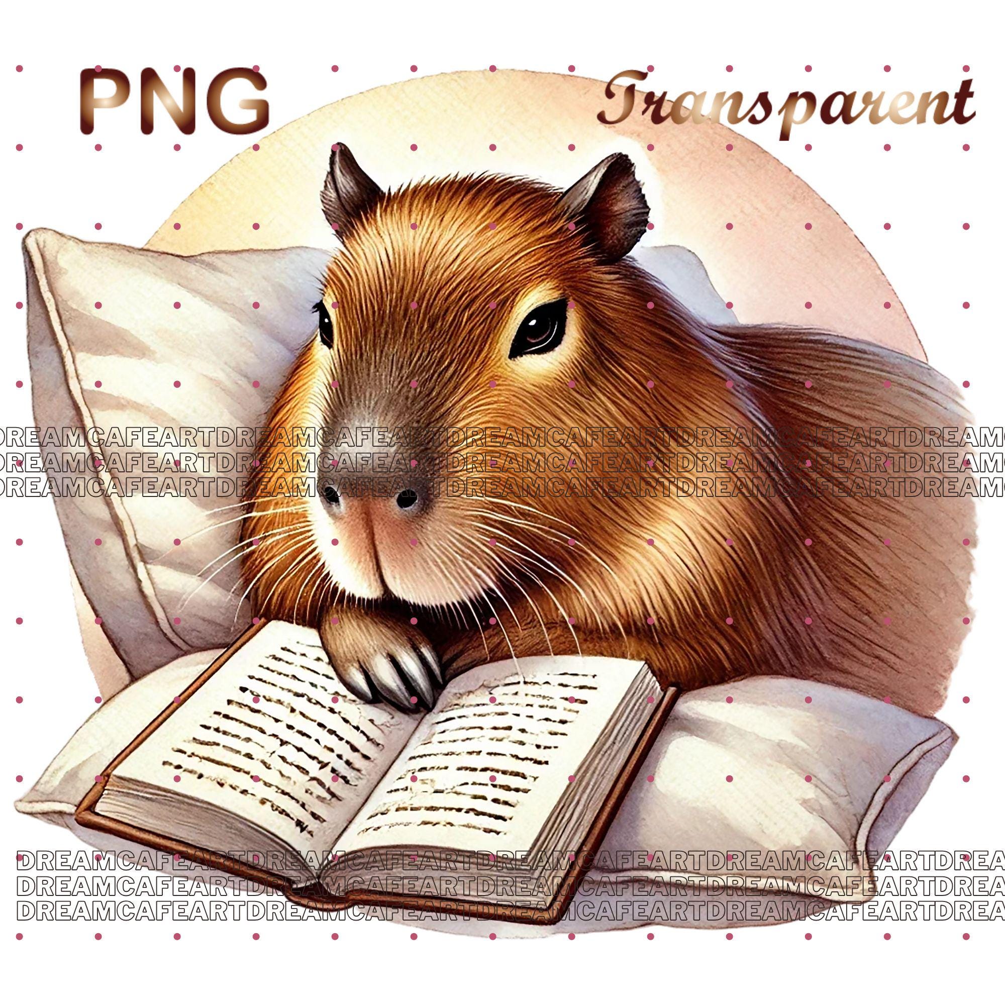 35 PNG Capybara Clipart Bundle, Cute Capybaras Art, Cute Capybara ...