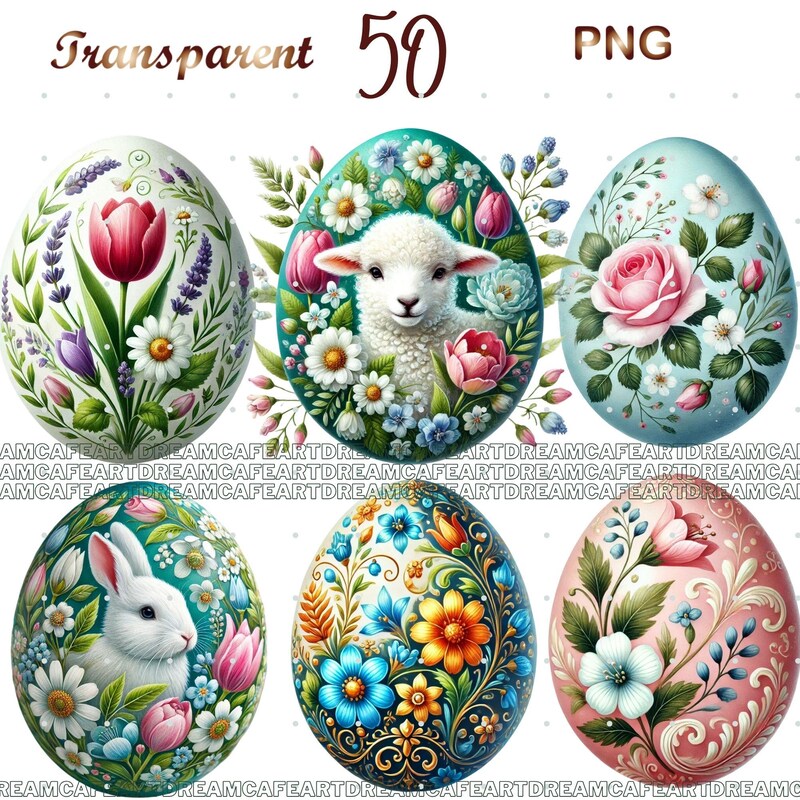 Easter Egg Clipart - Etsy
