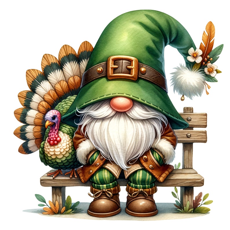 31 PNG, Gnome Thanksgiving Clipart Bundle,gnome Clipart Bundle,autumn ...