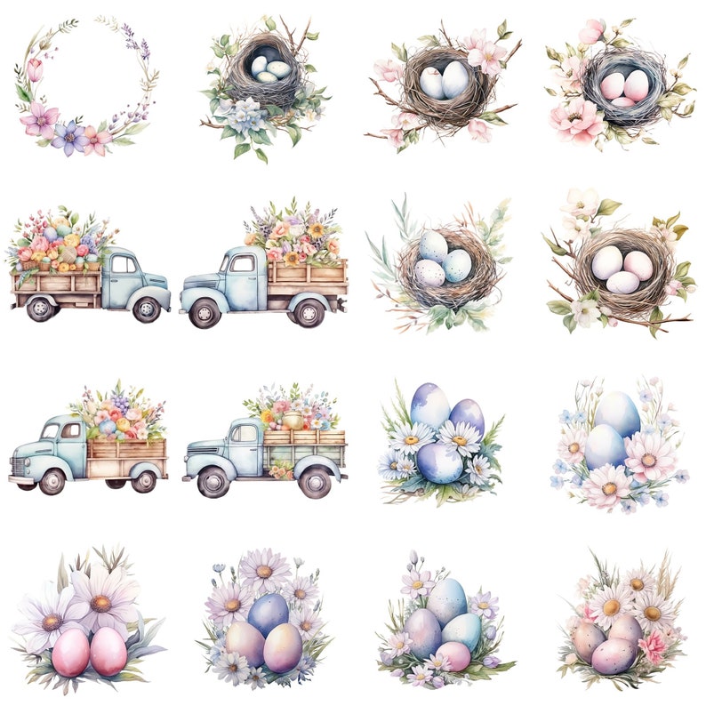 35 Easter Clipart, Spring Easter Clipart PNG, Easter Clipart, Easter ...