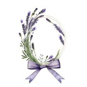 10 Lavender Frames Png, Lavender Clipart, Watercolor Lavender, Lavender ...