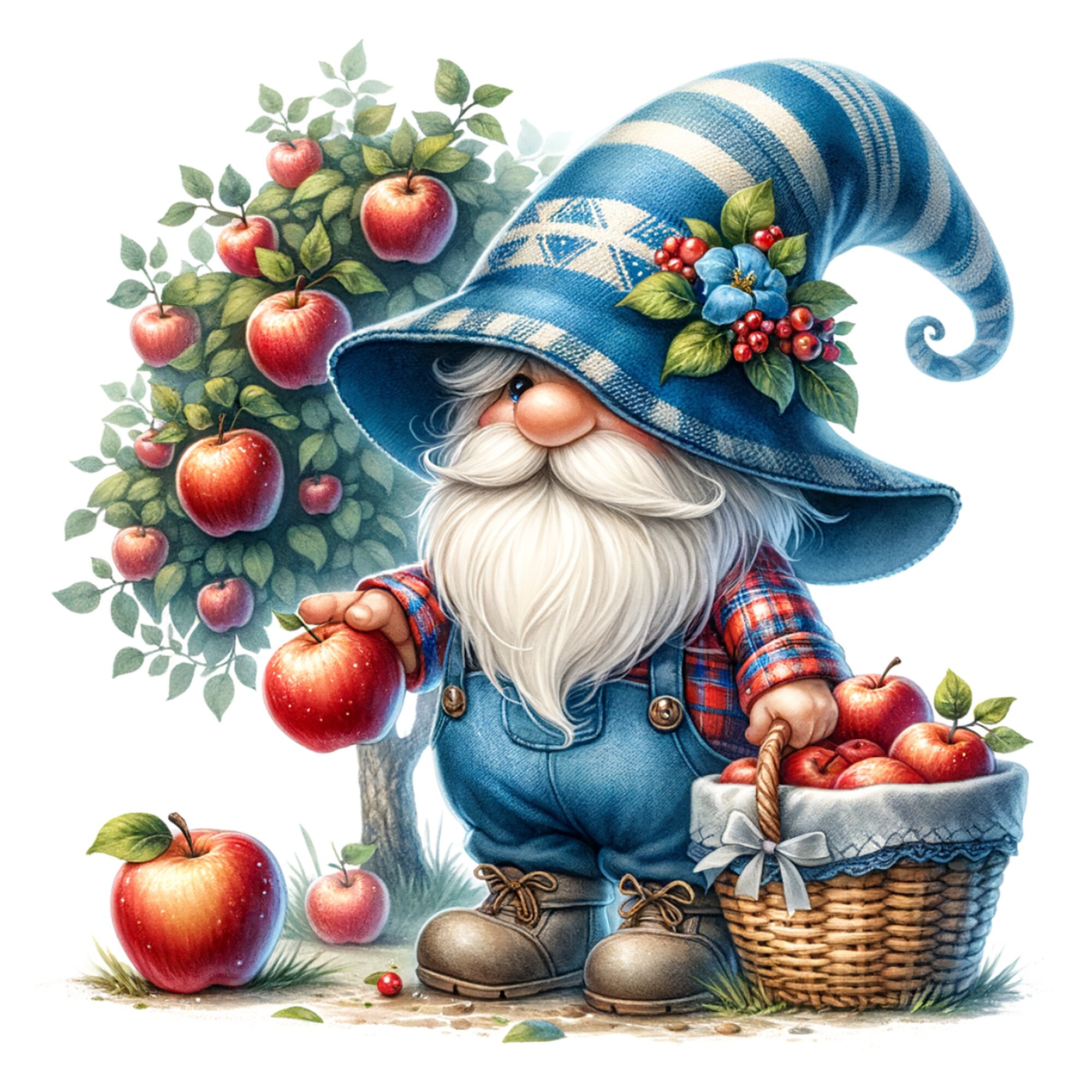 31 JPG, Fall Gnome Clipart Bundle, Autumn Gnome,hello Fall Gnome ...