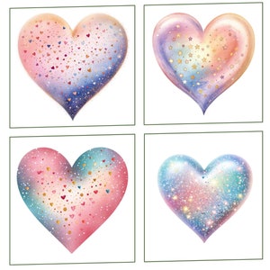 27 Valentine's Day PNG, Pastel Heart Valentines Day Clip Art, Love ...