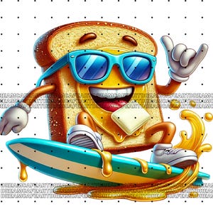 45 PNG Funny Food Clipart Bundle, Set 1, Quirky and Playful Food ...
