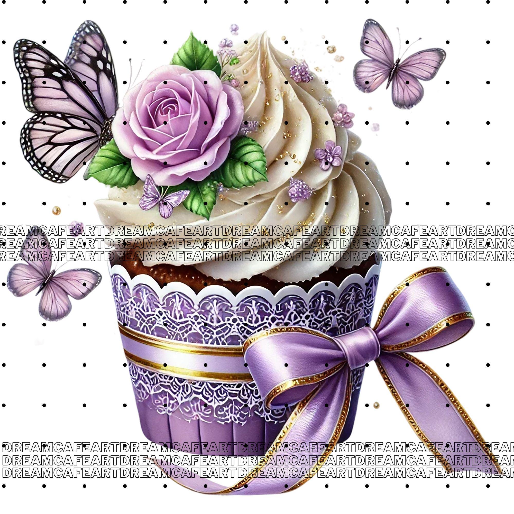 30 PNG Cupcake Clipart Bundle, Baking Clipart, Dessert Clipart, Food ...