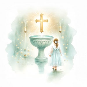 30 JPG Baby Baptism Clipart, Religious Clip Art, Christening Graphics ...