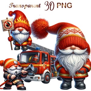 30 Gnome Clipart Bundle, Gnome Clipart, Gnome Png, Gnome Sublimation ...