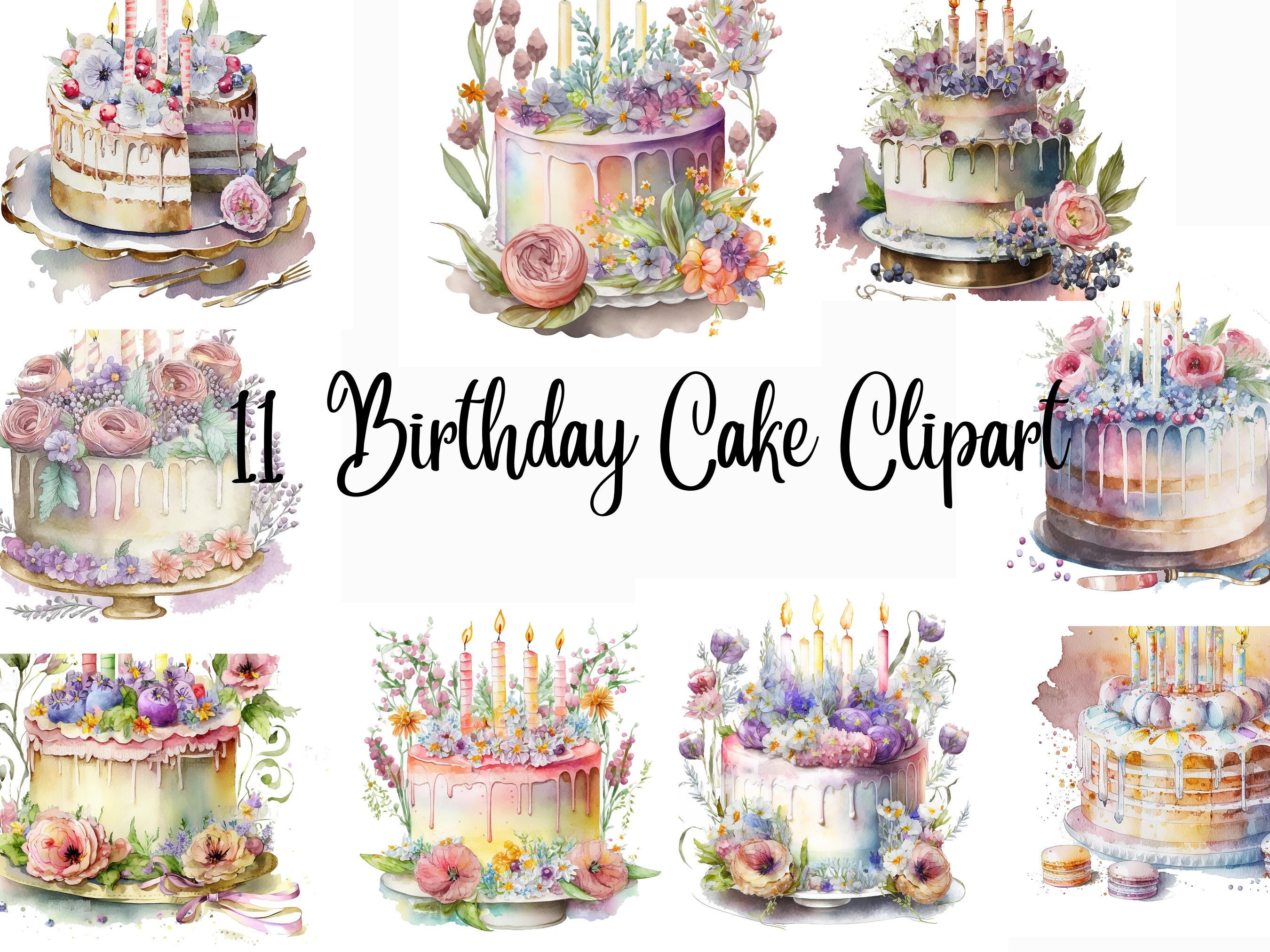 11th Birthday Cake Clip Art