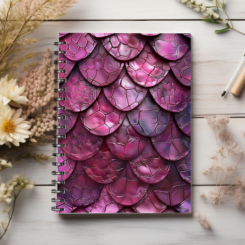 50 Realistic Dragon Scale Digital Paper, Seamless Dragonscale Pattern ...