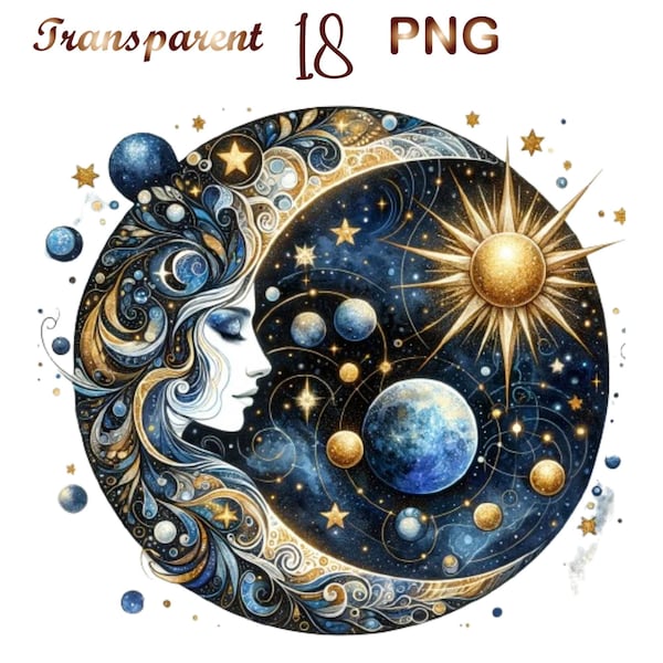 Mystical Clipart - Etsy