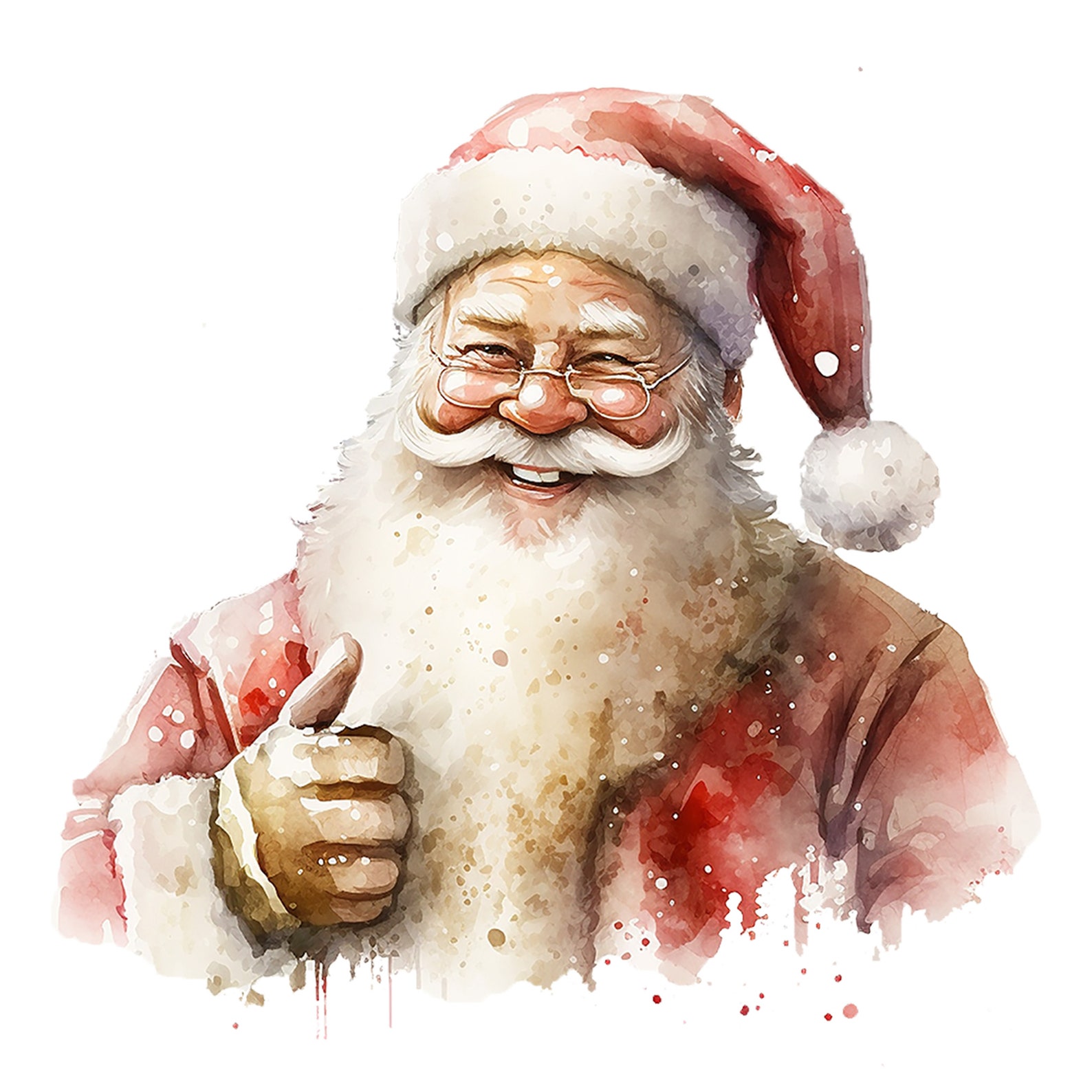 10 Santa Claus PNG, Christmas Clipart, Winter Clipart, Holiday Clipart ...