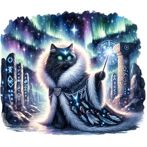 33 PNG, Celestial Cat, Mystical Cat, Celestial Magic Paganwitchcraft ...