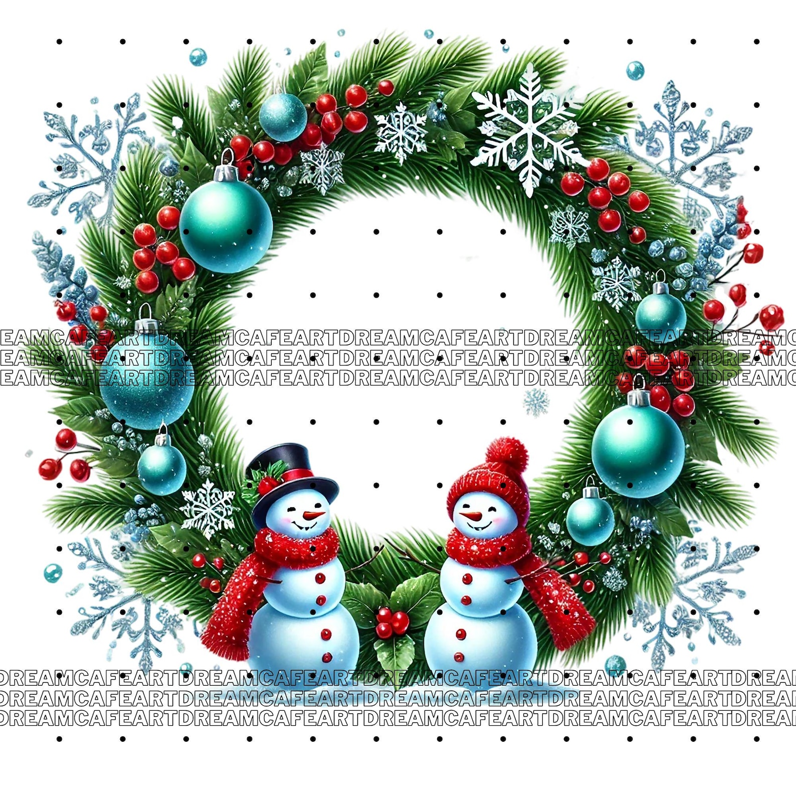33 PNG, Christmas Frames Clipart Bundle, Holiday Festive Border ...