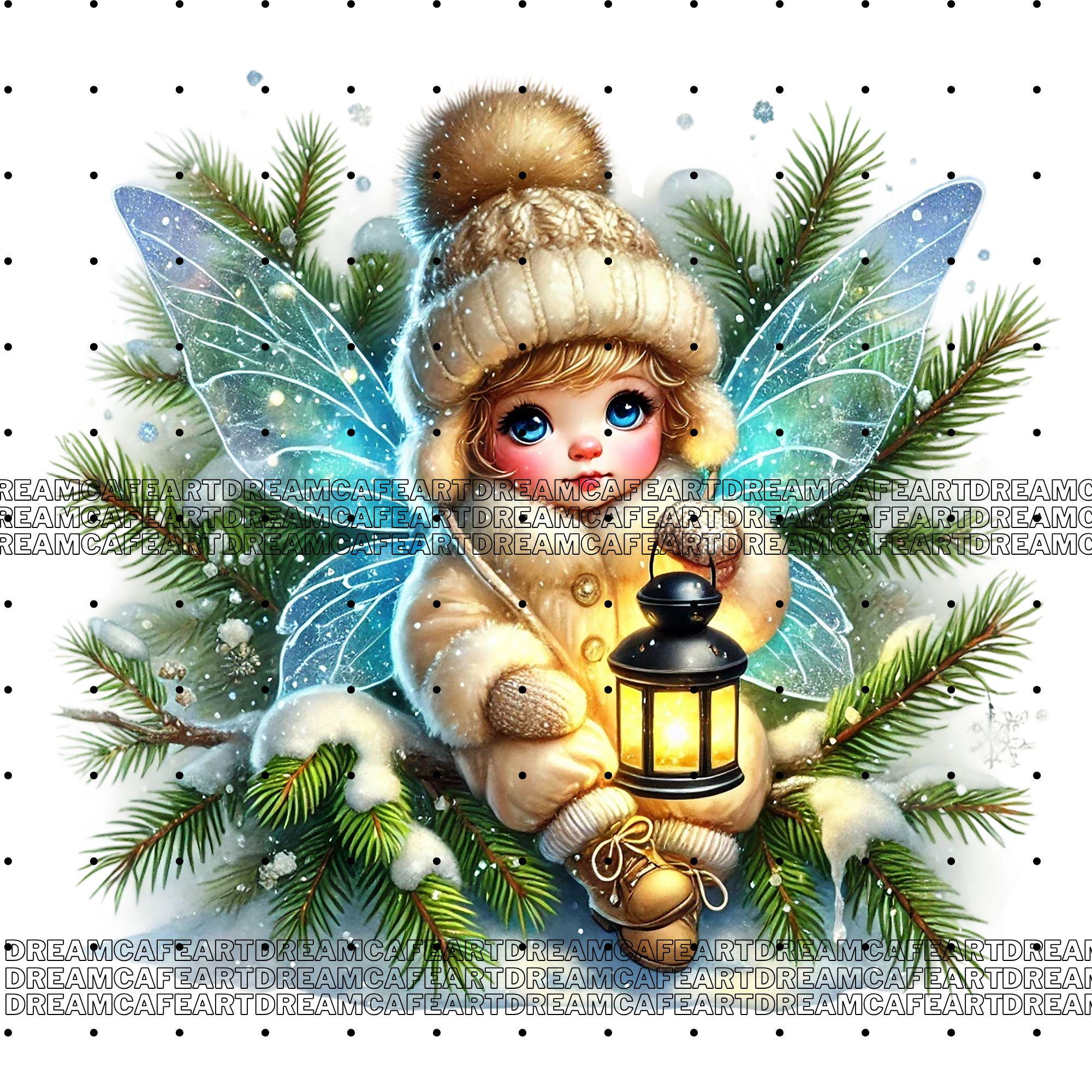 30 PNG Set 1 Winter Fairies Clipart Bundle, Snow Fairy Illustrations ...
