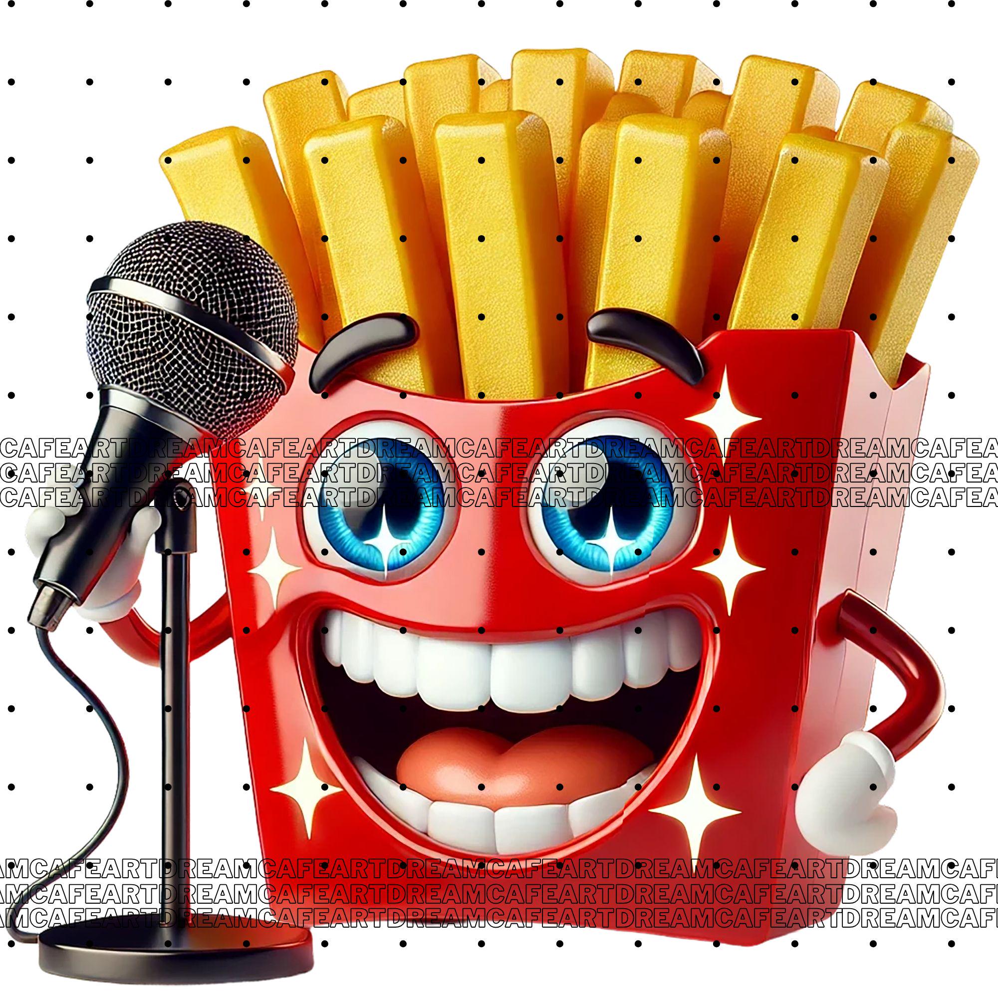 45 PNG Funny Food Clipart Bundle, Set 1, Quirky and Playful Food ...