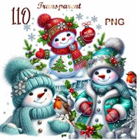 Christmas Clipart - Watercolor - Cute - Christmas Png - Santa ...