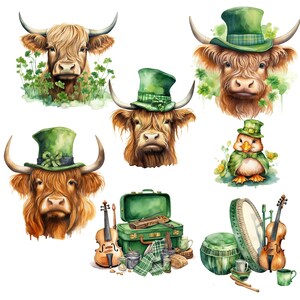 50 Watercolor Irish Culture Clipart, Ireland Clip Art, Irish Dance Jpg ...