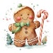10 Gingerbread PNG, Christmas Clipart, Winter Clipart, Holiday Clipart ...