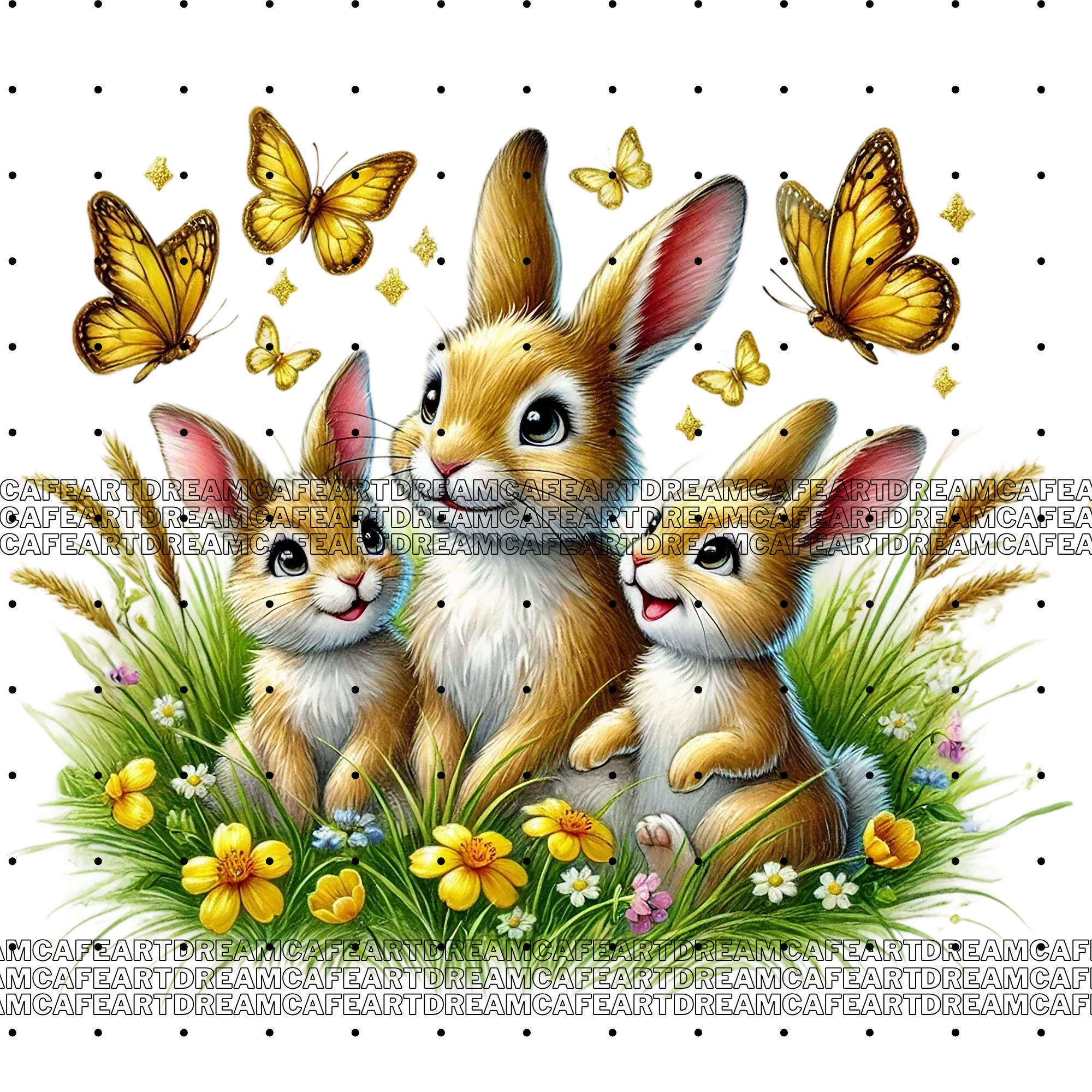 35 PNG Rabbit Set 2 Clipart Bundle, Bunnies Illustrations Graphics ...