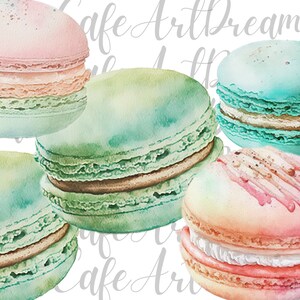Watercolor Pastel Easter Treats Clipart Easter Eggs PNG Digital Image ...