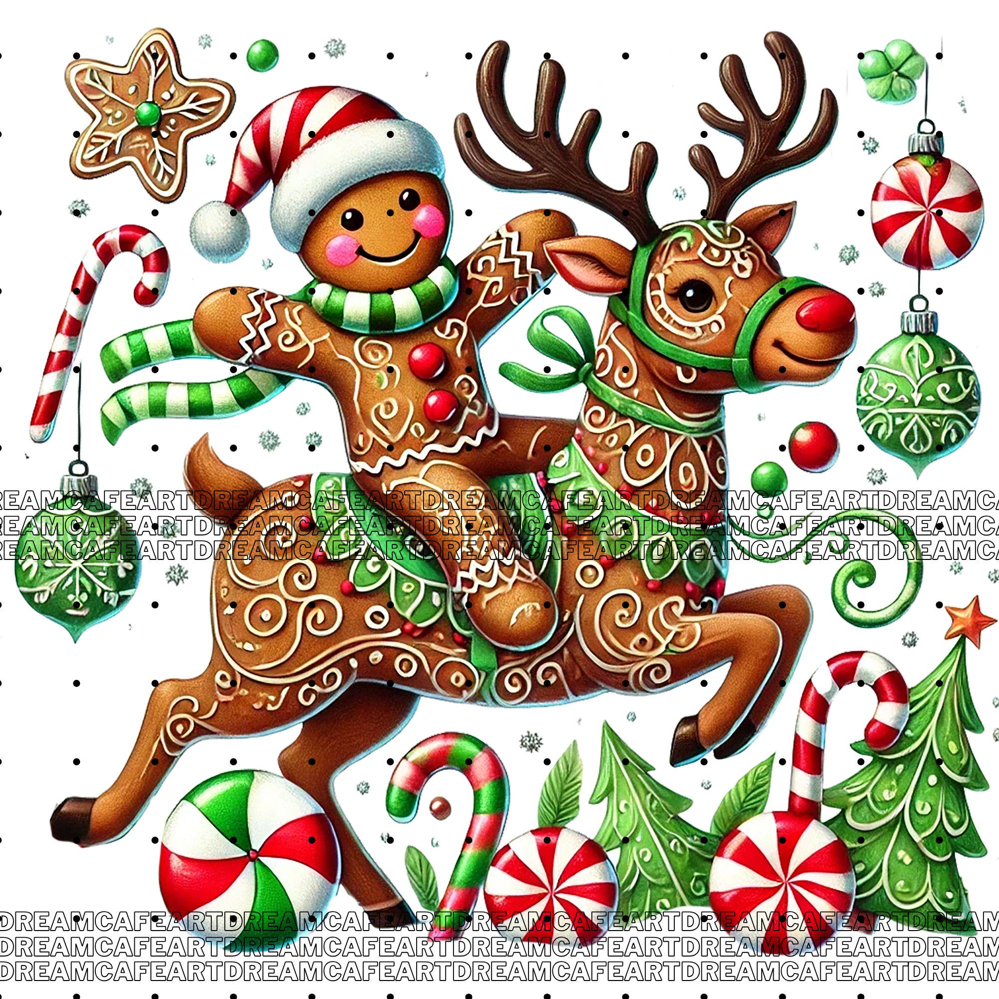 23 PNG, Gingerbread Man Clipart Bundle, Christmas Clipart, Festive ...