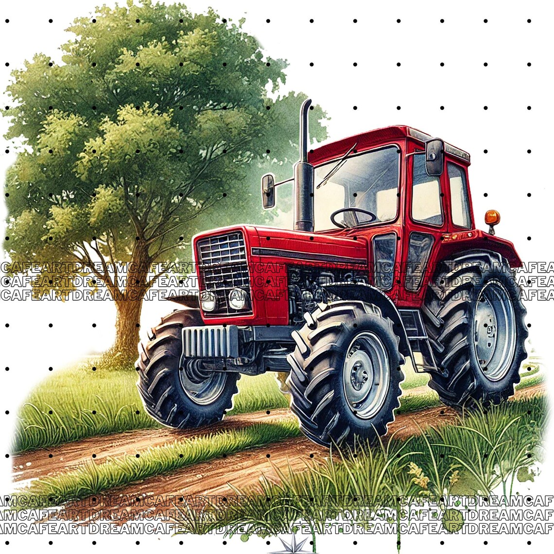53 PNG Farm Tractors Clipart Bundle, Rustic Tractor Graphics Designs ...
