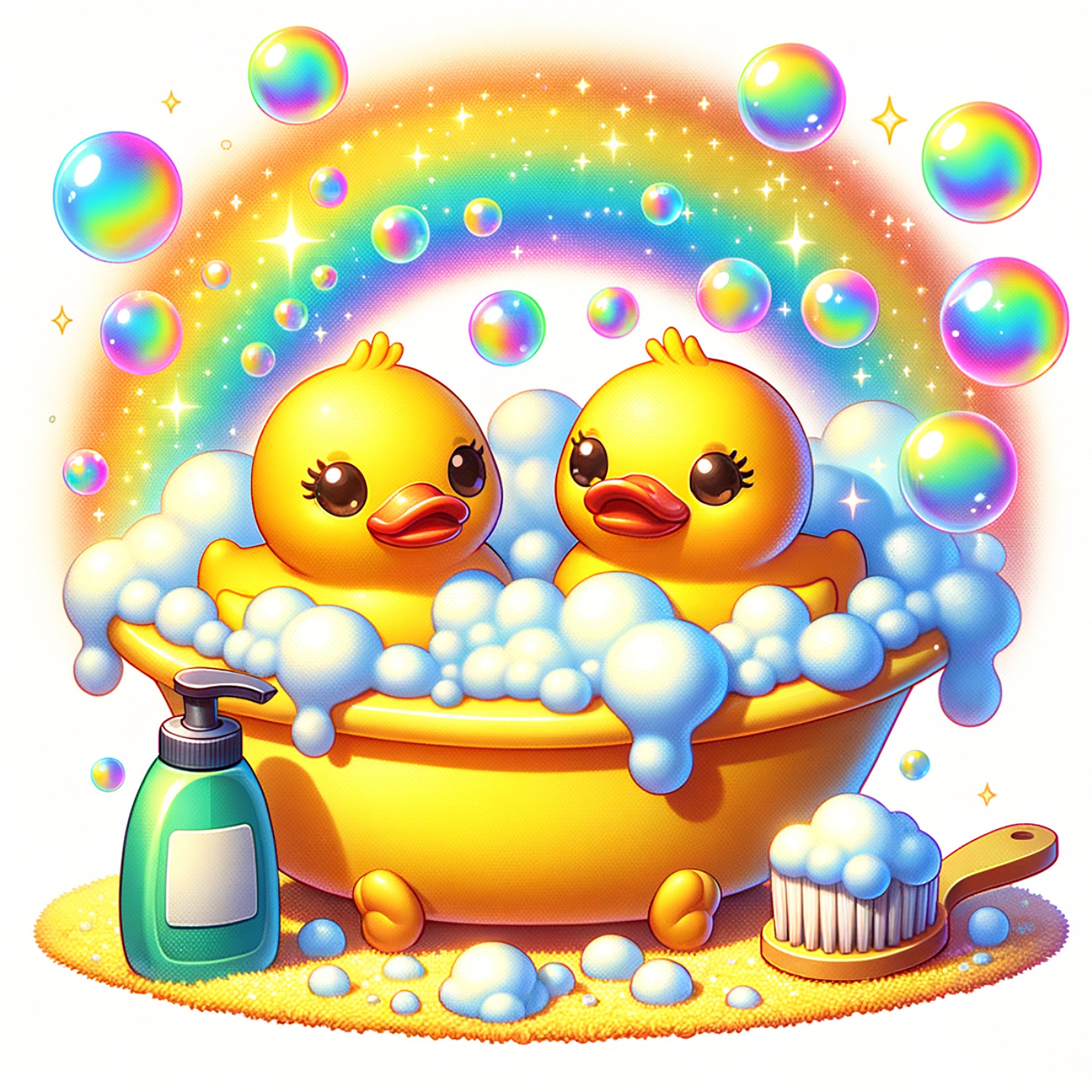 25 JPG, Rubber Duck Clipart Bundle, Graphics Rubber Duck, Commercial ...