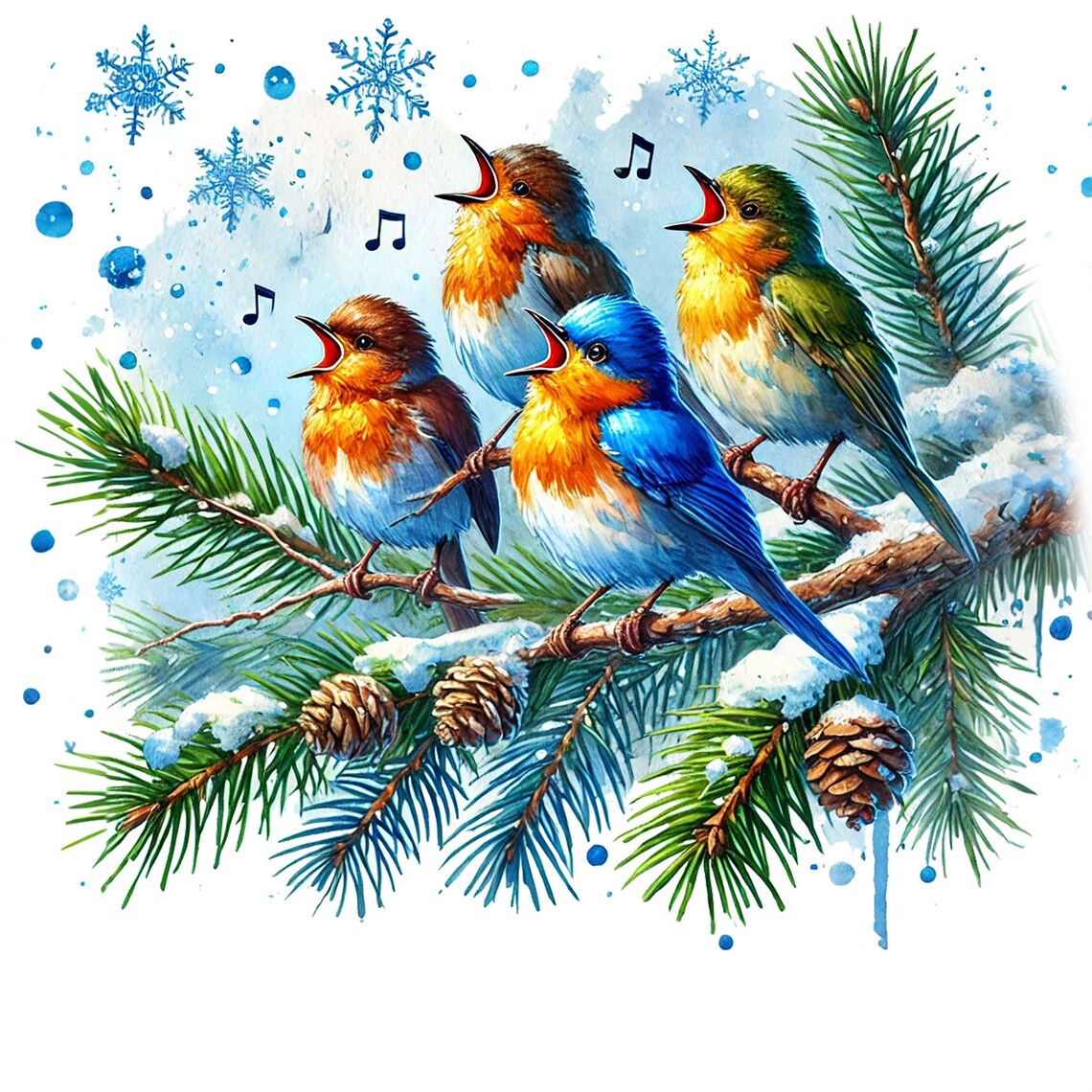 57 Png, 12 Days of Christmas Clipart Bundle, Holiday Graphics ...