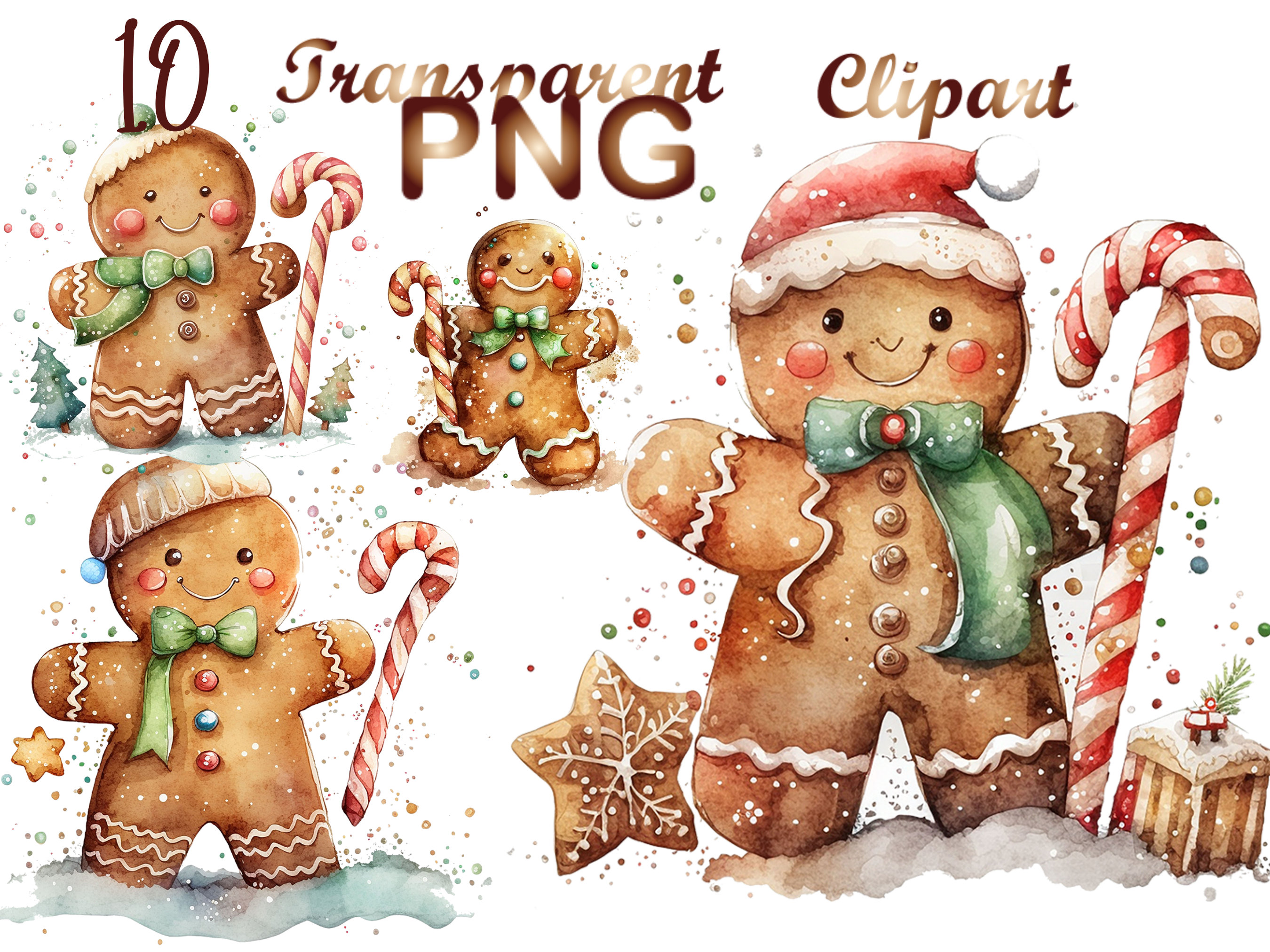 Gingerbread Boy And Girl Clip Art