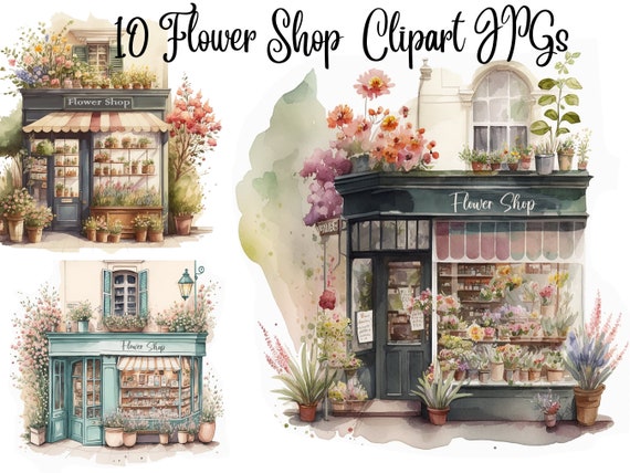 Flower Shop Clipart