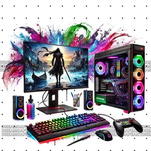 50 PNG Video Games Clipart Bundle, Gaming-themed Illustrations Designs ...