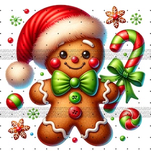 17 Gingerbread PNG, Christmas Clipart, Winter Clipart, Holiday Clipart ...
