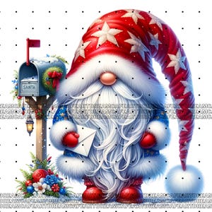 15 PNG and JPG, Santa Gnomes Bundle, Santa Claus Clipart, Christmas ...