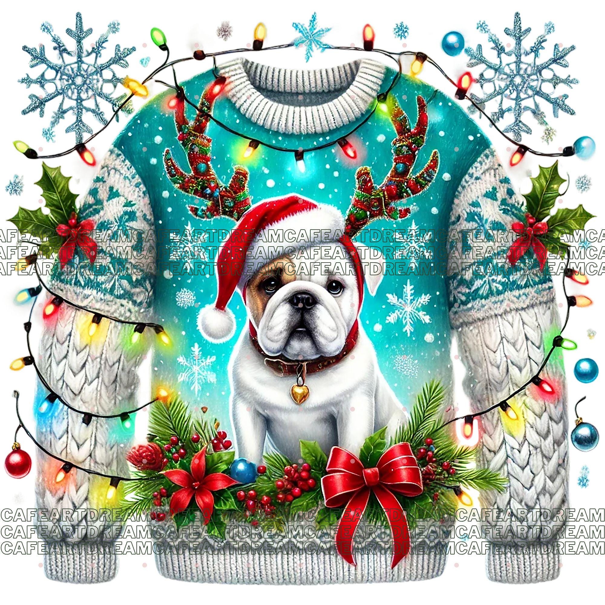 Festive Sweater Clipart Bundle 145 PNG, Christmas Sweater Graphics, X ...