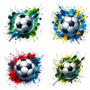 10 Soccer Ball Png,soccer Shoes Png,watercolor Clipart PNG, Soccer ...