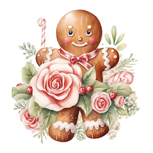 11 Gingerbread PNG, Christmas Clipart, Winter Clipart, Holiday Clipart ...