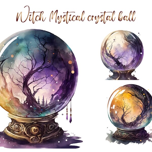 Witch Crystal Ball - Etsy