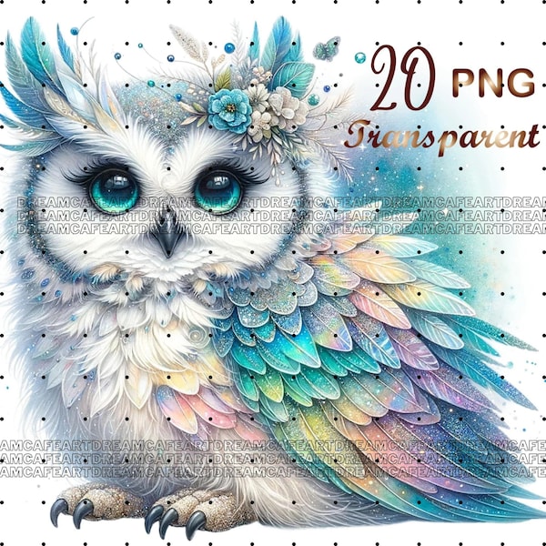Cute Owls Clipart - Etsy