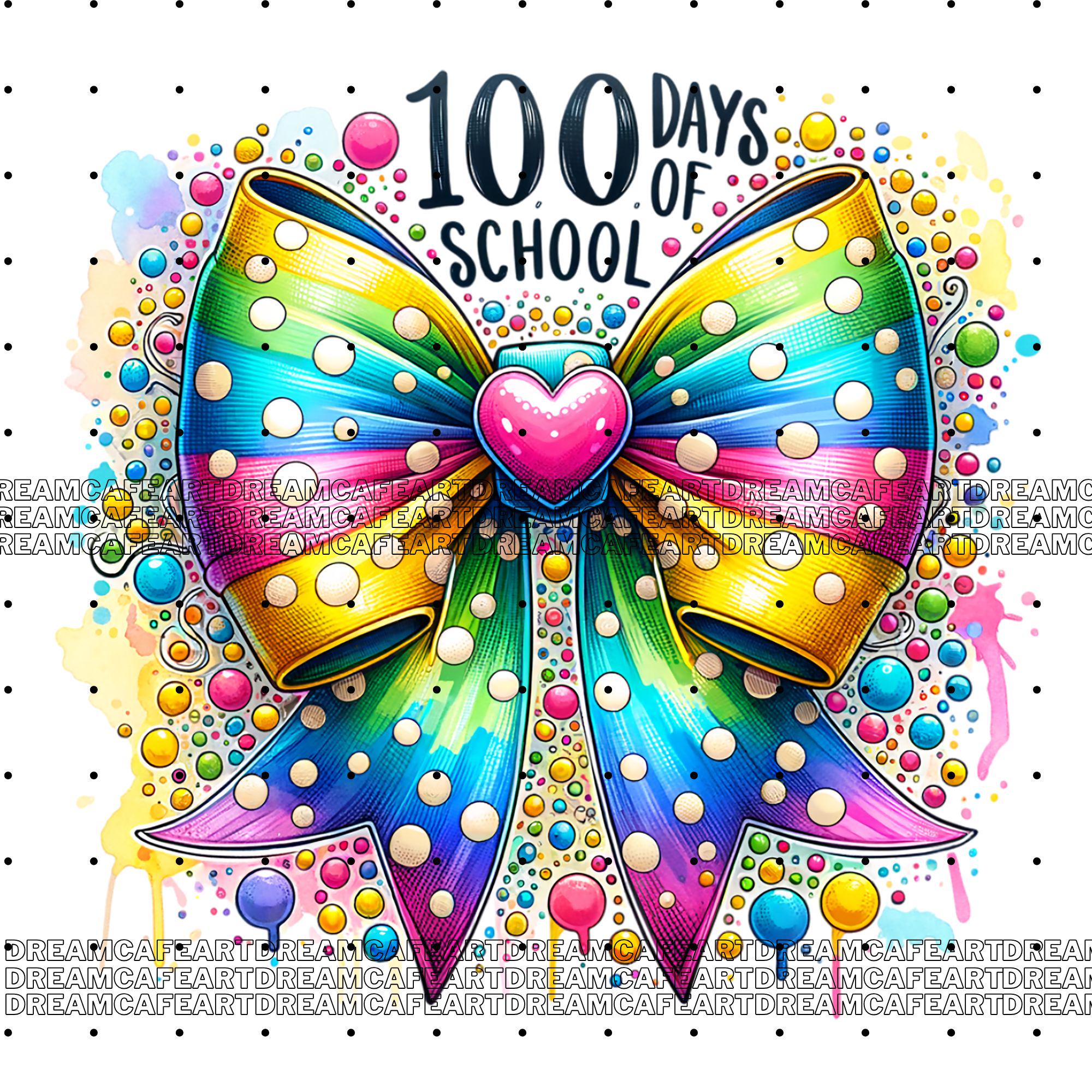 27 PNG 100 Days of School Clipart Bundle, Back to School Graphics ...