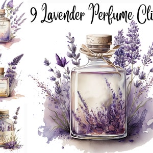 47 Lavender Clipart Bundle Watercolor Lavender Watercolor - Etsy