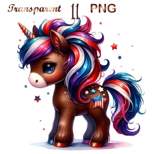 650 PNG, Unicorn Png Bundle, Cute Unicorn Clipart Bundle, Rainbow ...