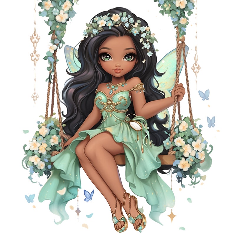 Watercolor Magical Fairy Clipart, 12 JPGs Fairy clipart, Digital ...